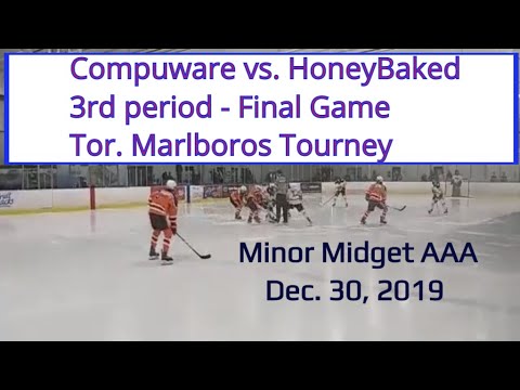 DETROIT HONEYBAKED / COMPUWARE 04 2019-20 Minor Midget AAA hockey 3rd ...