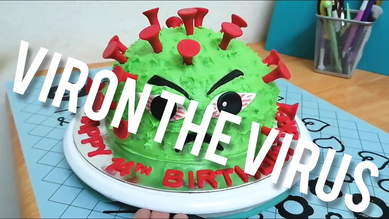 covid 19 cake / VIRUS CAKE | Cake Decorating - YouTube