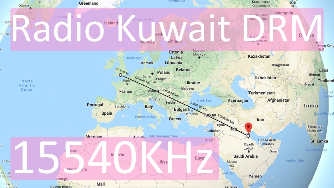 Radio Kuwait DRM 15540KHz Received in the UK, 09/06/2019 18:00 UTC ...