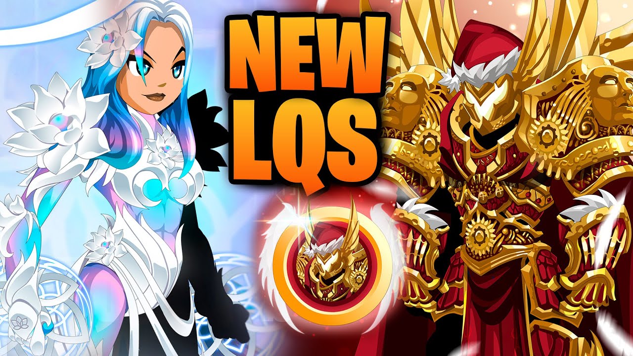 New LQS! RARE Paragon SET! Frostval Update! 10k Chest AQW - YouTube