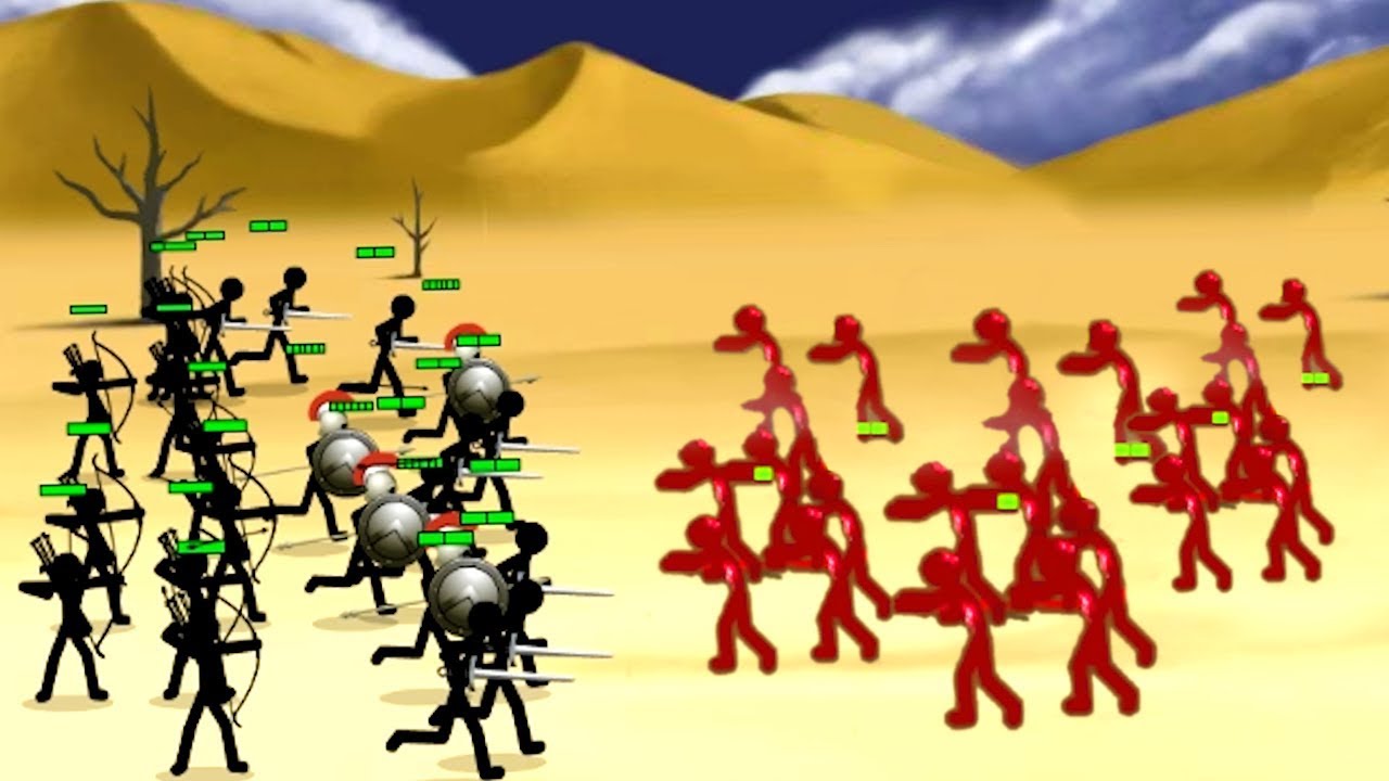 Zombie Stickman Army Tries to Take Over Our Kingdom In Stick War 2 ...