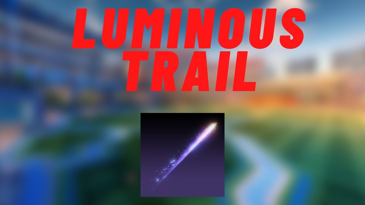 All Painted Luminous Trail in Rocket League - YouTube