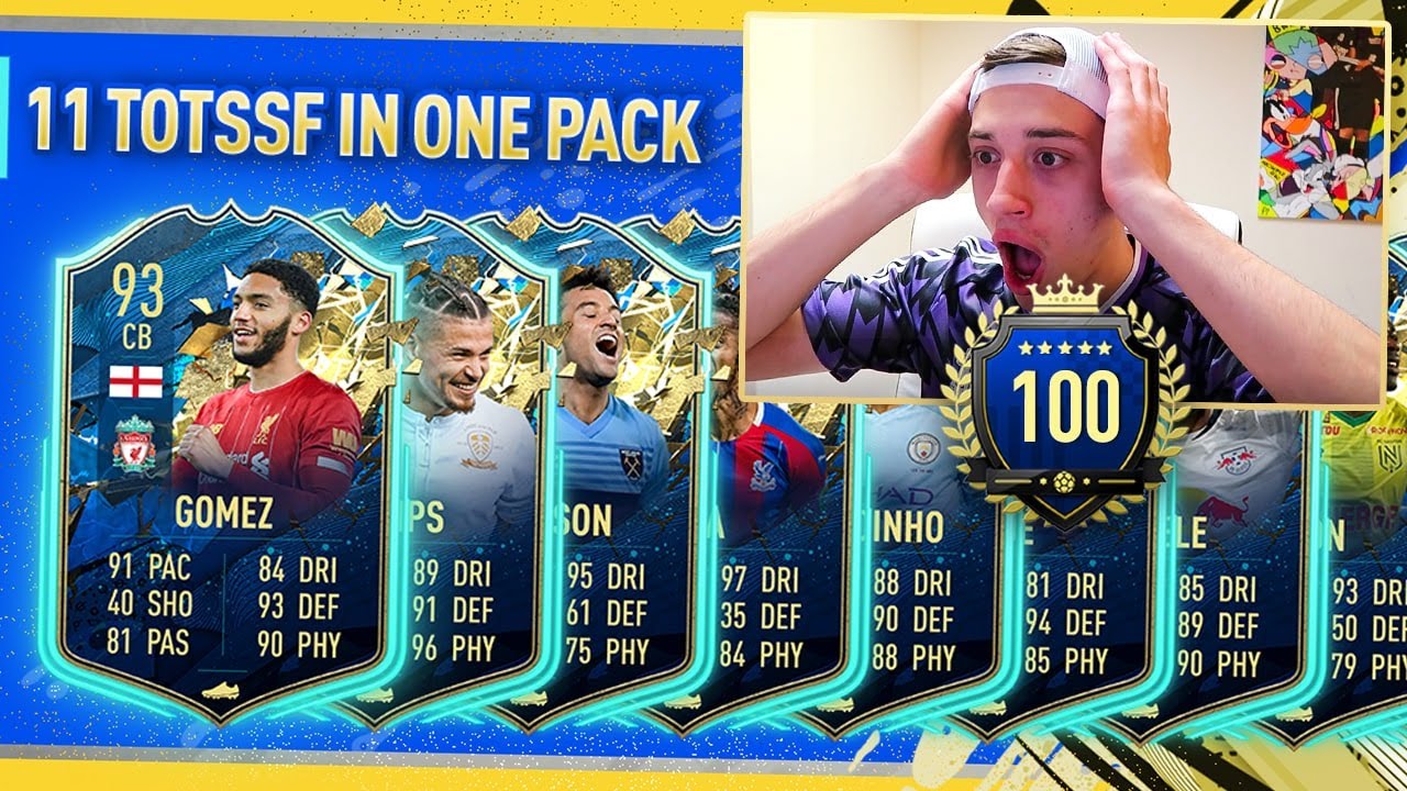 INSANE 11 TOTS PLAYERS IN ONE PACK!!! TOP 100 TOTS FUT CHAMPIONS ...