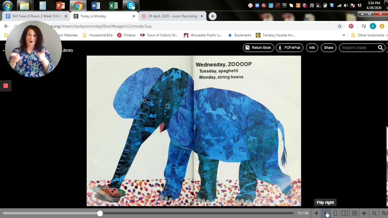 Today is Monday Illustrated by Eric Carle - YouTube