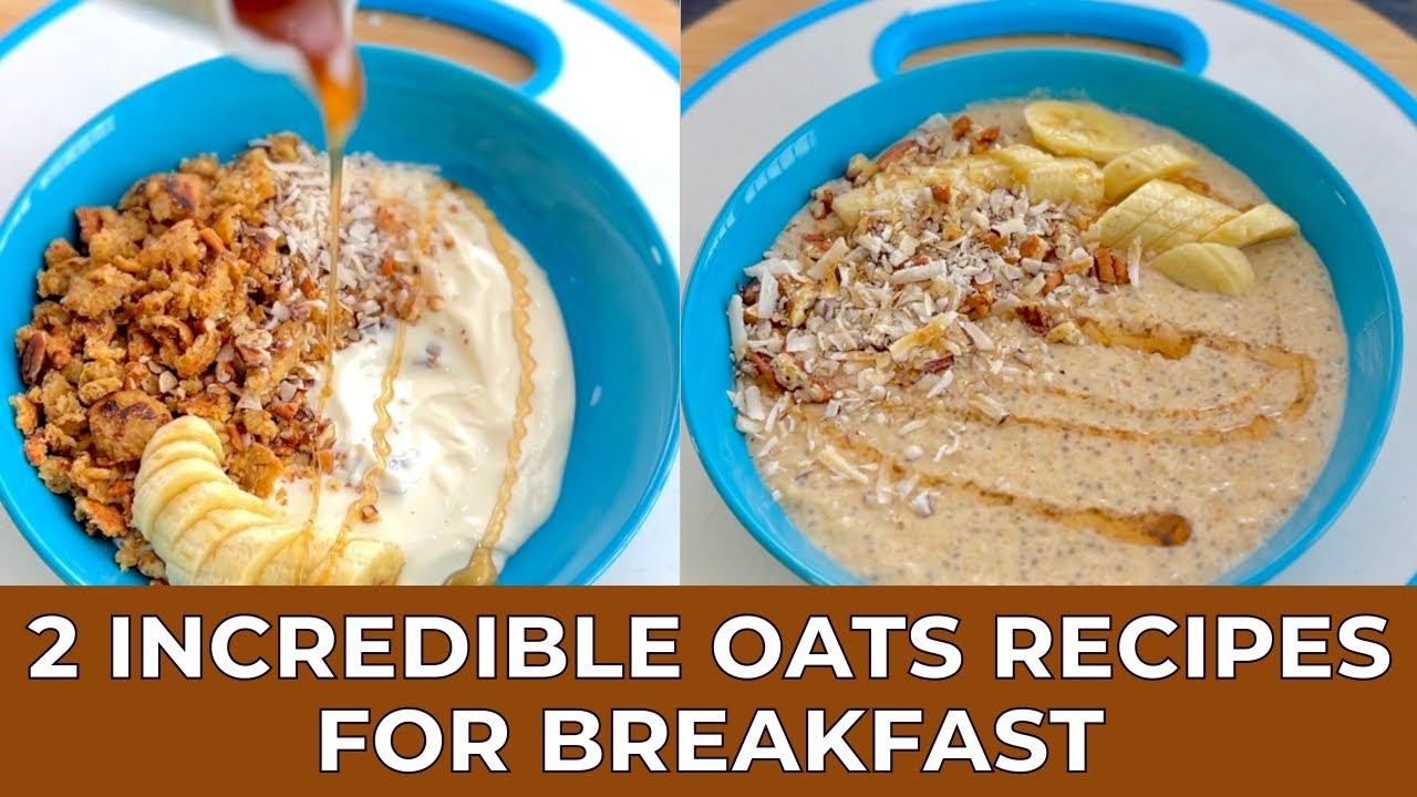 Two Brand New OAT RECIPES for my Oat Lovers!😉 - Zeelicious Foods - YouTube