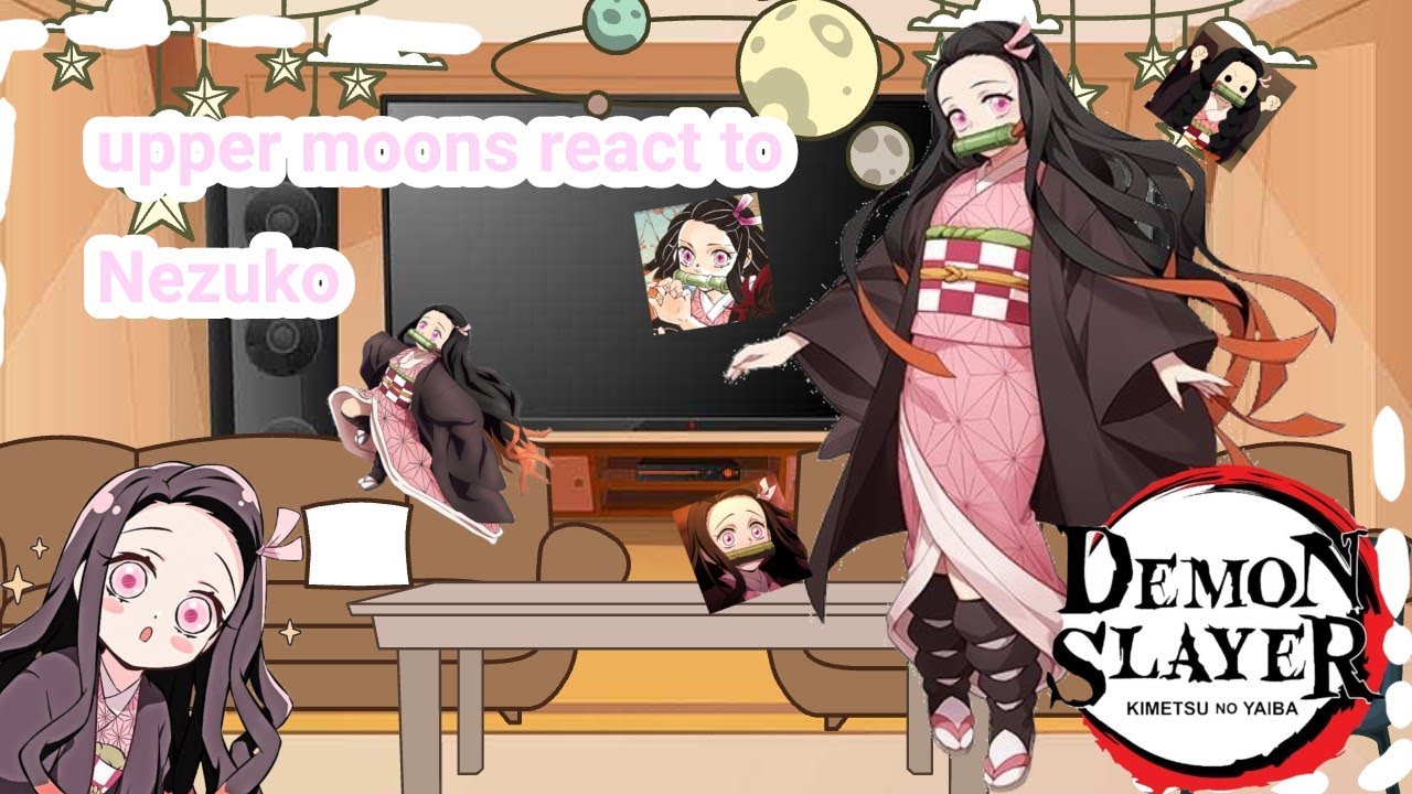 ||upper moons+muzan react to Nezuko||⚡🍄//short \\||part1/1|🌸🍄||Demon ...