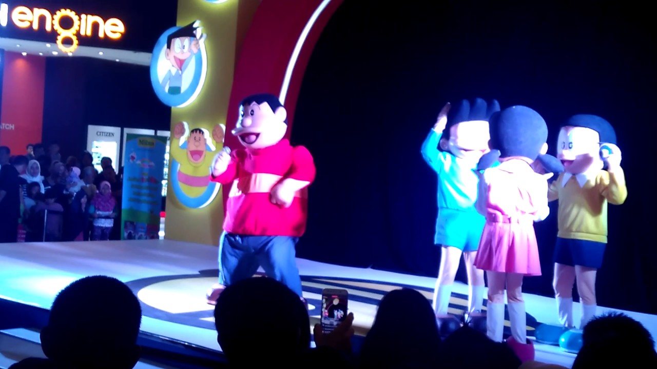 Nobita and friends at RPM karawang - YouTube