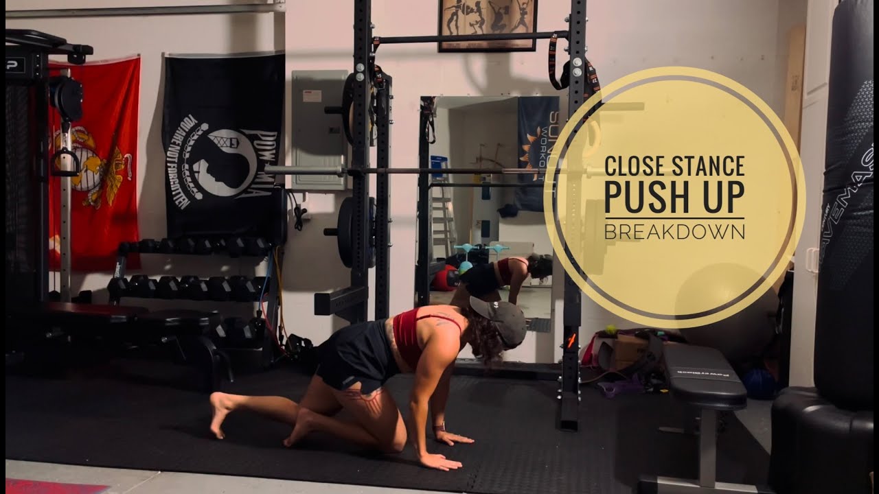 Close Stance Push Up Breakdown - YouTube