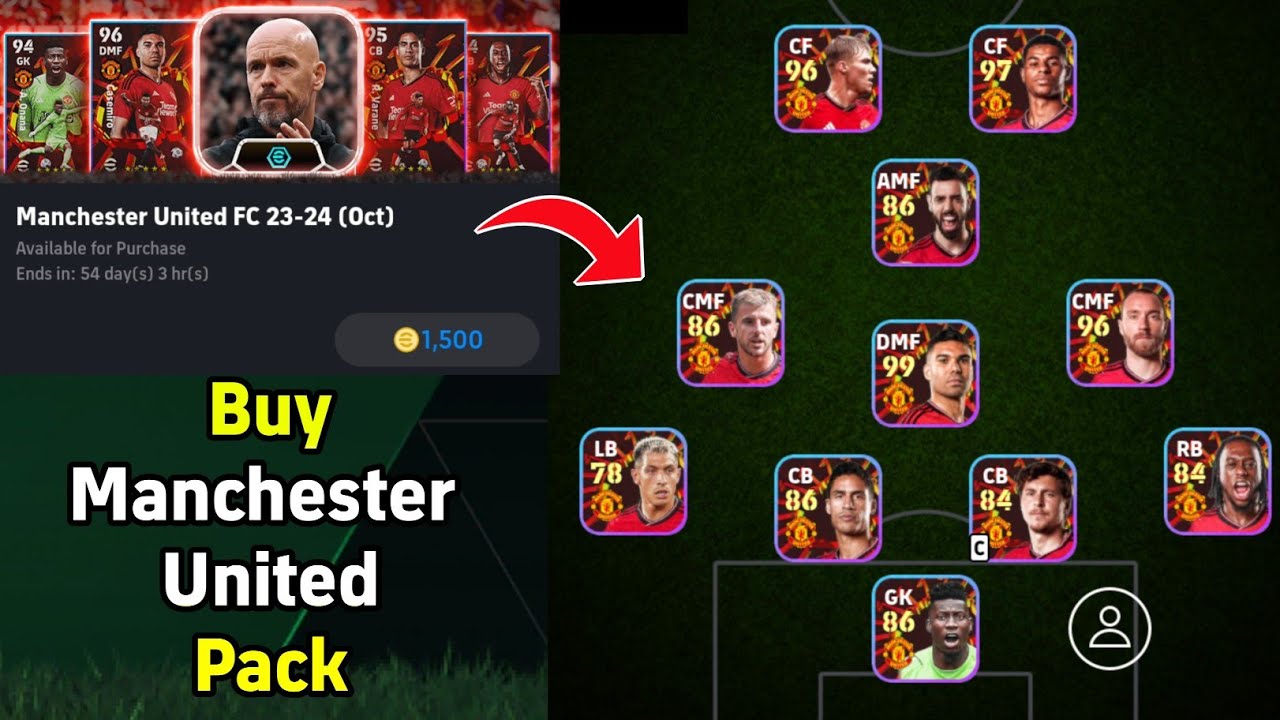 MAN UNITED FANS Must Buy This Manchester United FC Pack 🤩 | eFootball ...
