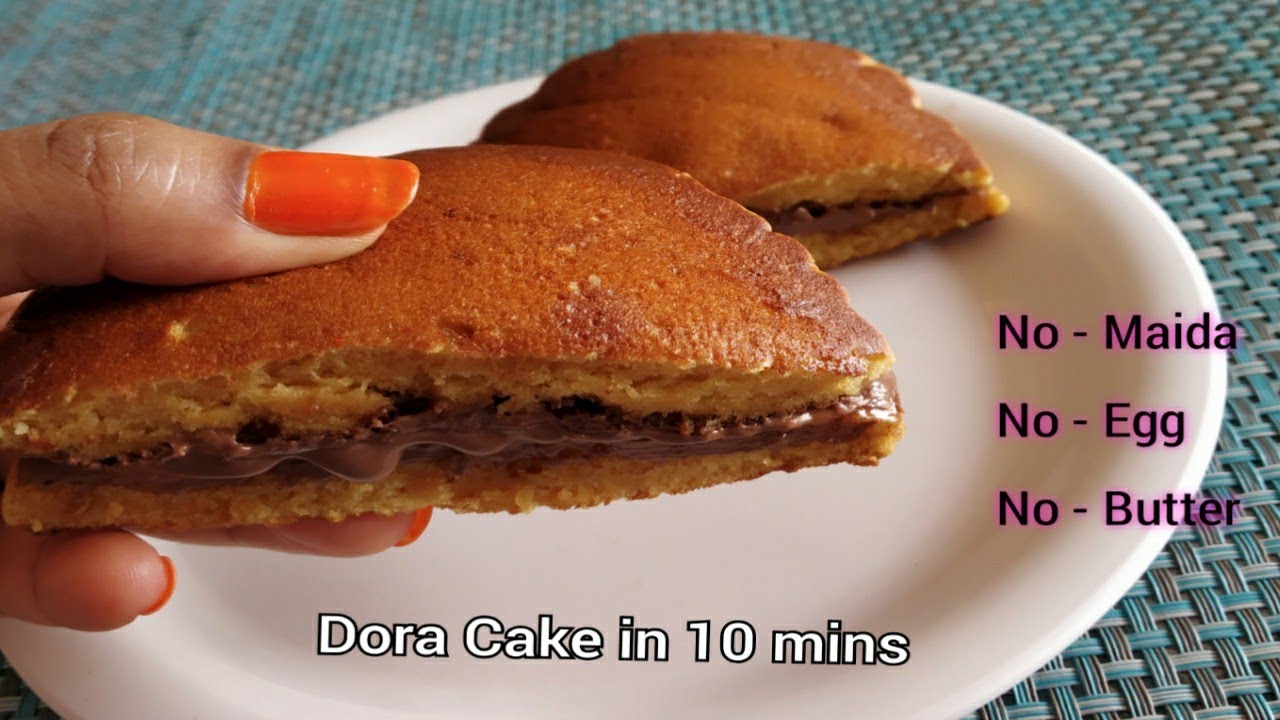 Dora Cake in 10 Mins /Without Maida, Egg, Oven, Kadhai /Kids Favorite ...