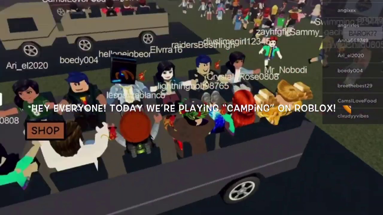 PLAYING CAMPING ON ROBLOX 🌳🏕🗻(watch me play - beginner overview ...