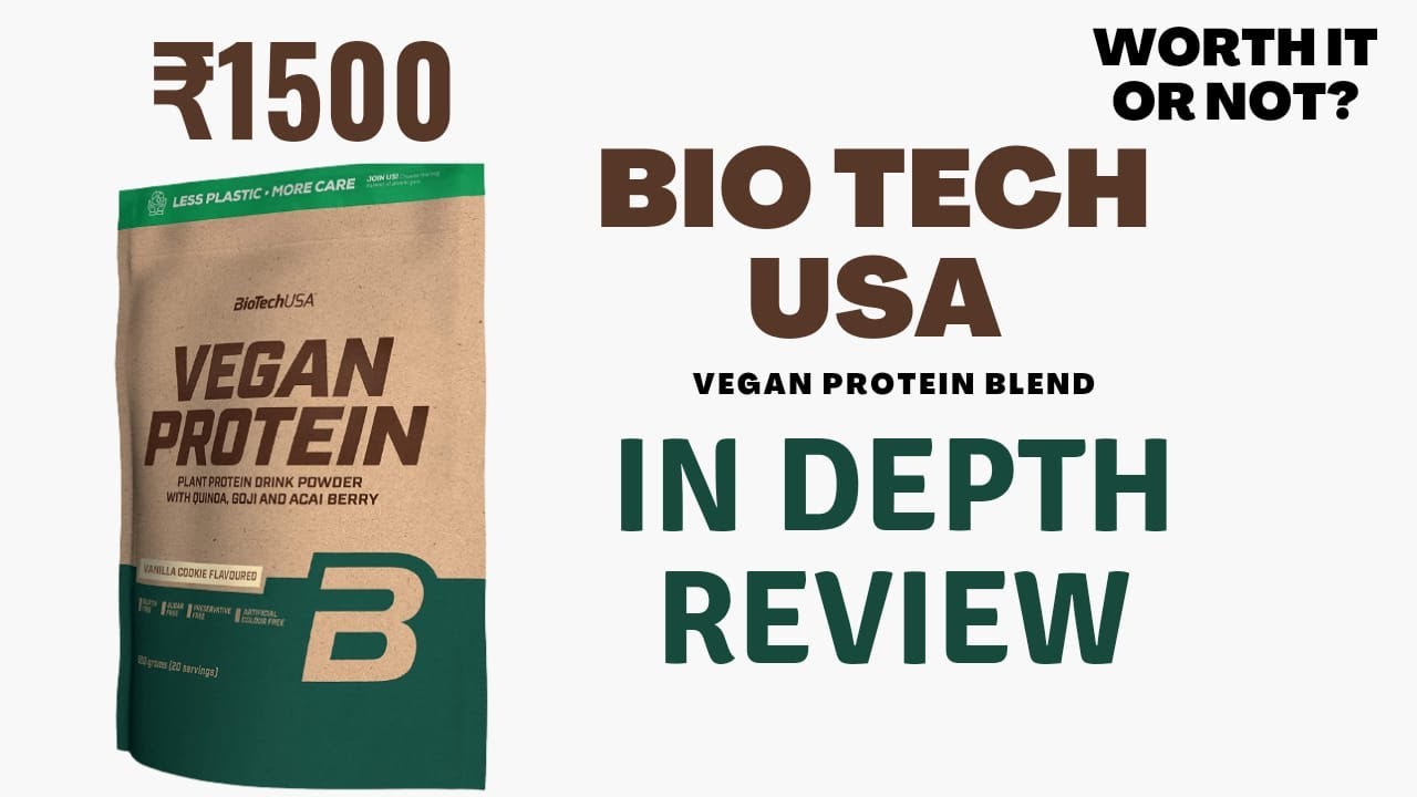 BIOTECH USA VEGAN PROTEIN BLEND | IN DEPTH REVIEW - YouTube