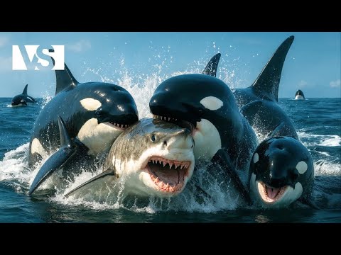 ORQUE VS REQUIN | La Bataille Mortelle des Prédateurs Suprêmes de la Mer - Documentaire Animaux
