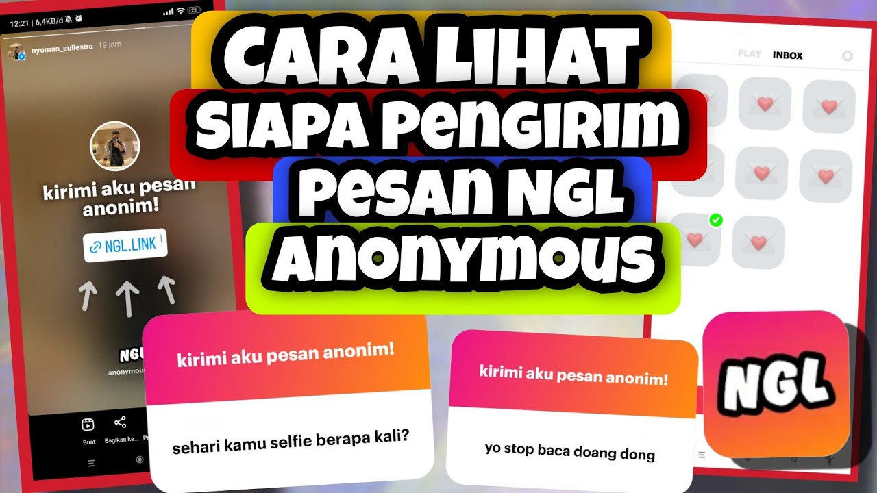 Cara Lihat Siapa Pengirim Pesan NGL Anonymous q&a || Cara Tau Siapa ...