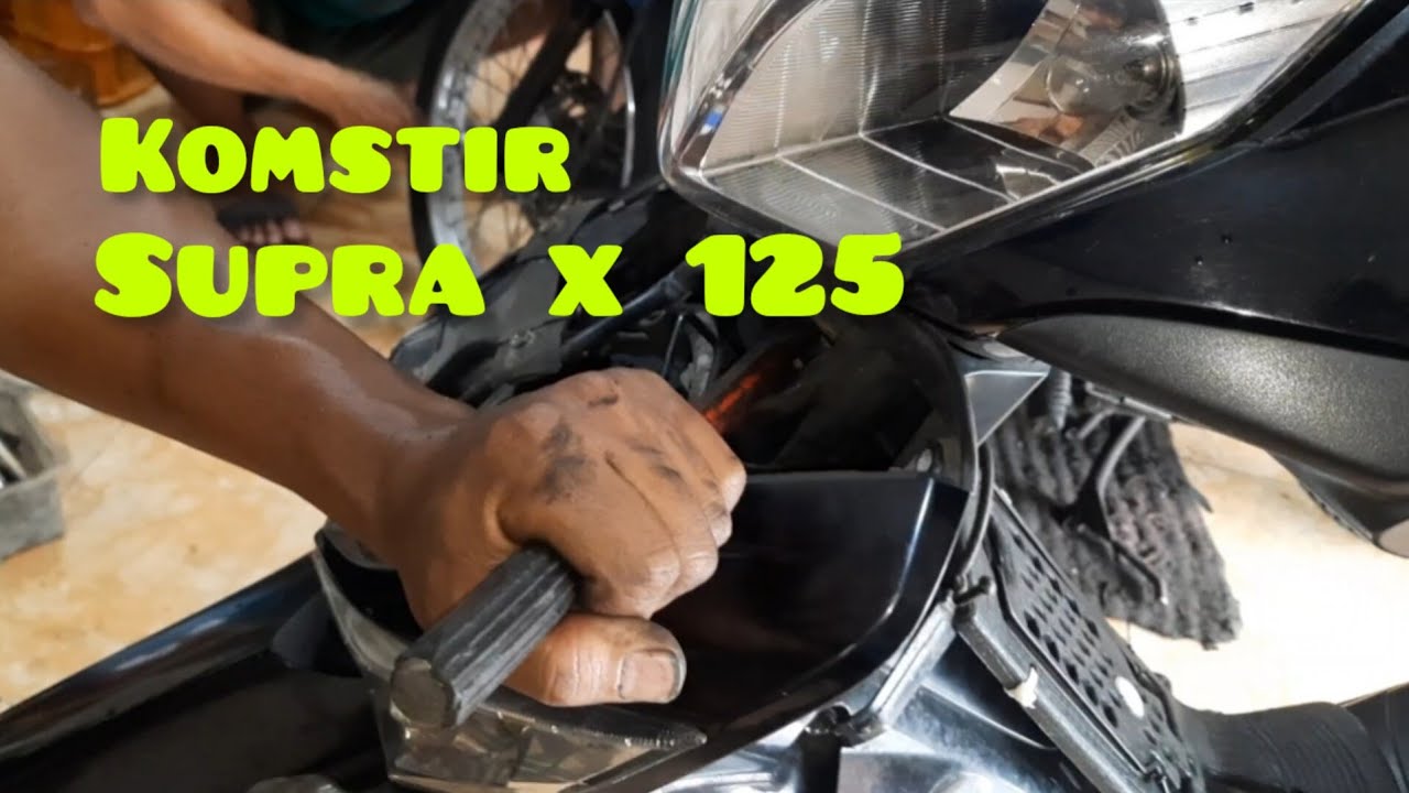 Kencangkan komstir/ kones honda supra x 125 - YouTube