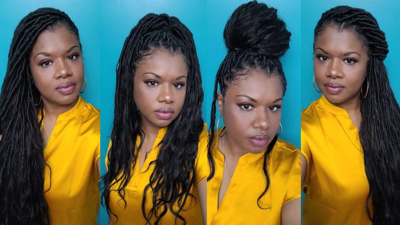 CROCHET BOHO FAUX LOCS WITH BODY WAVE HUMAN HAIR | Individual Crochet ...