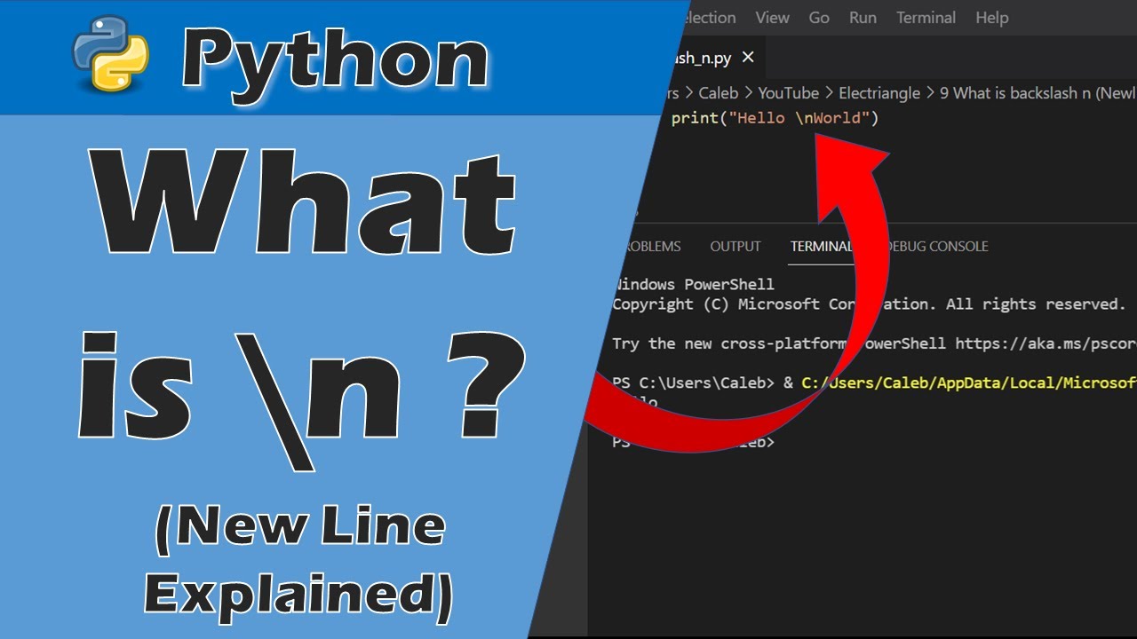 What Is n backslash N Newline And Multiline Explained with Python