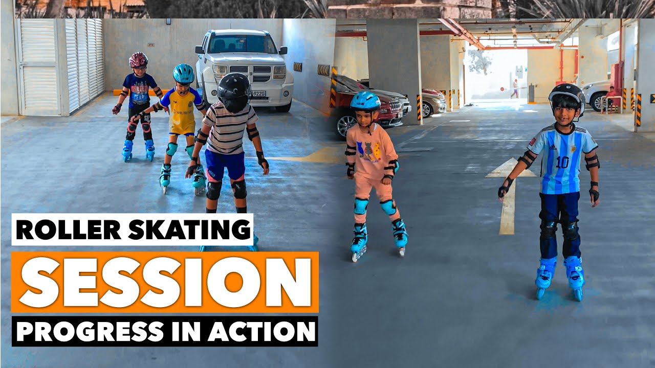 Roller Skating Session: Exciting Progress in Action! - YouTube