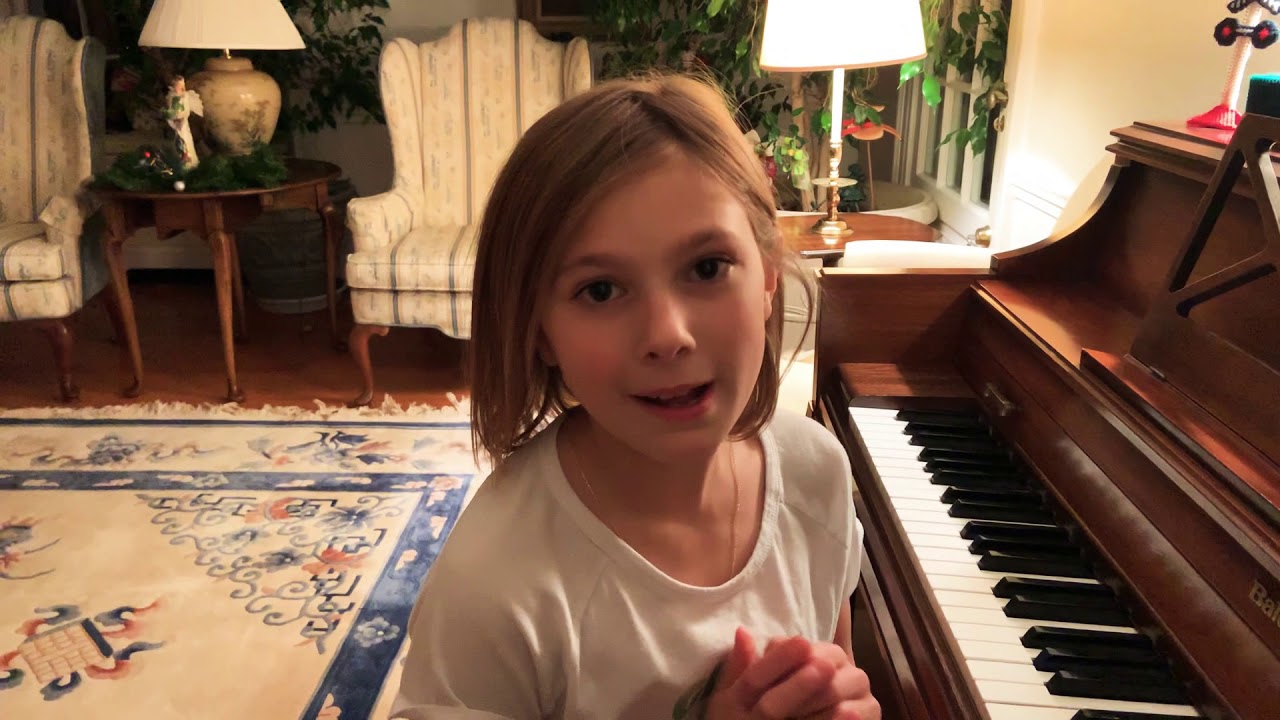 Silent Night - Piano Version l First Video l Addie Wilson - YouTube