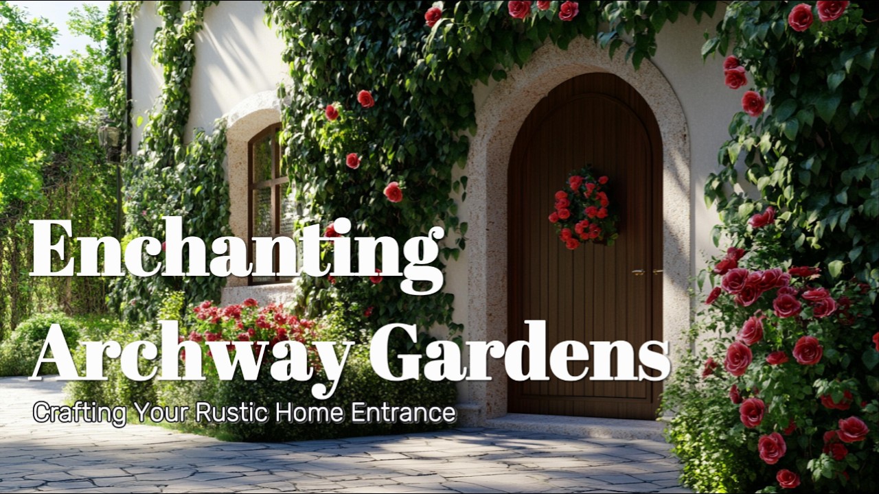 Enchanting Archway Gardens: Crafting Your Rustic Home Entrance - YouTube