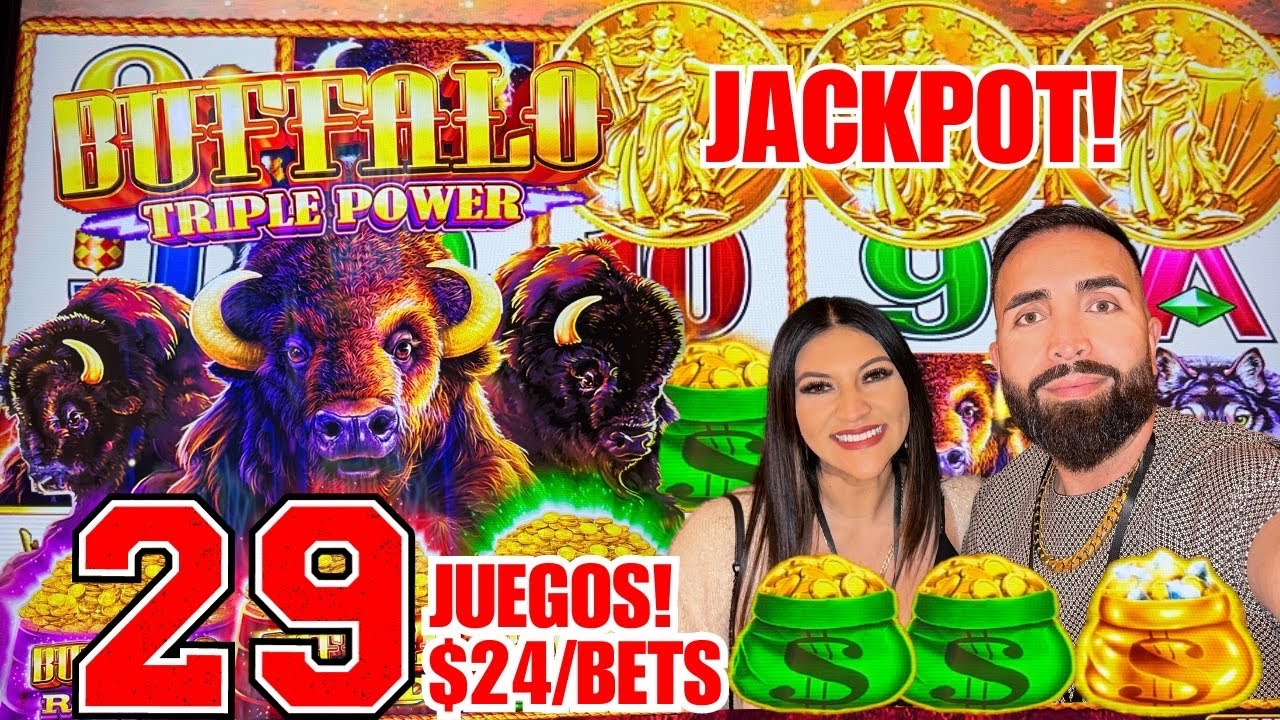 29 JUEGOS EN NUEVA VERSION BUFFALO TRIPLE POWER SLOT MACHINE ! EN ...