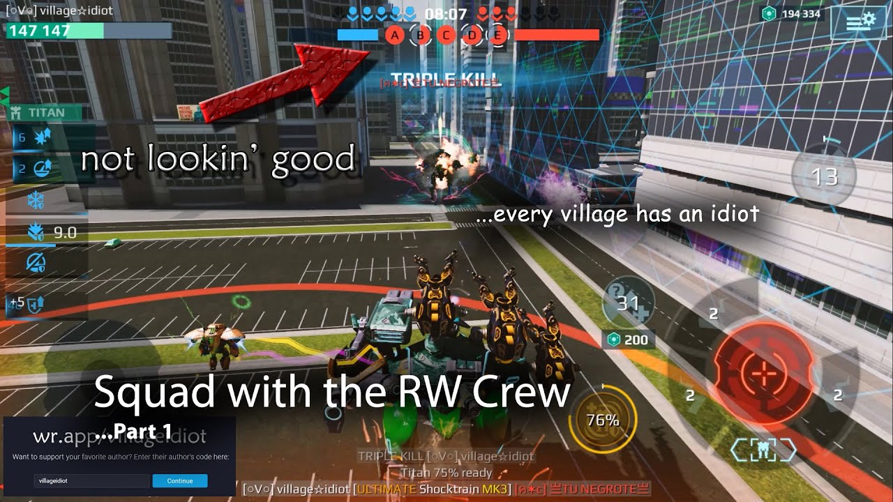 Squad with the RW Crew (part 1) - YouTube