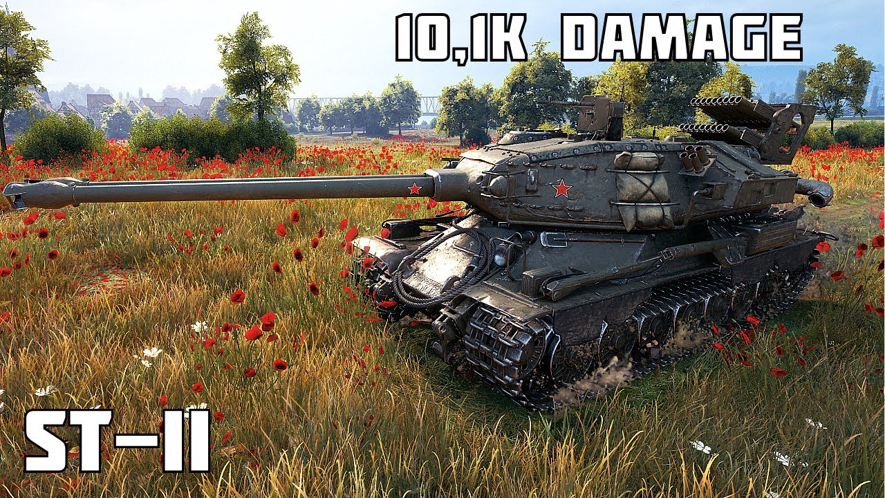 ST-II • 10,1K DAMAGE 4 KILLS • World of Tanks - YouTube