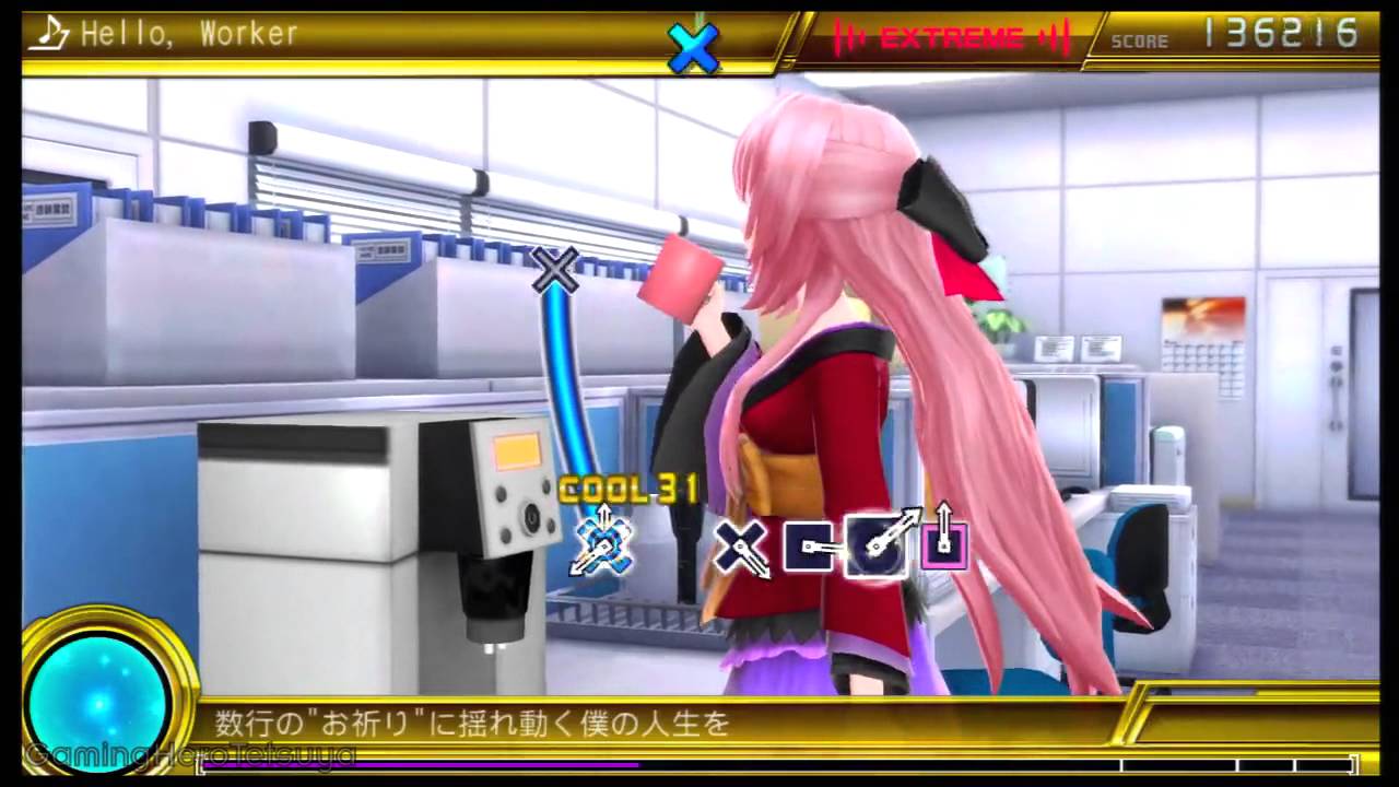 Hatsune Miku: Project Diva F 2nd - Hello, Worker (Extreme) [HD] - YouTube