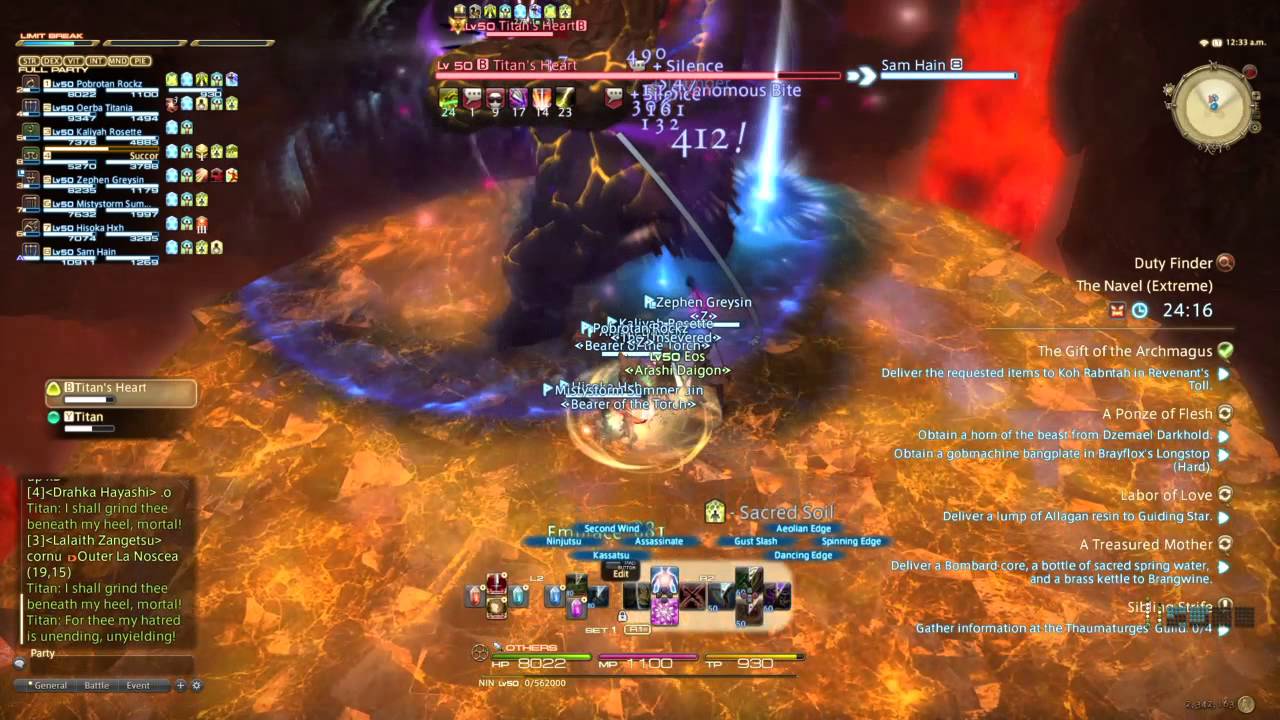 Final Fantasy XIV: Titan Extreme Mode clear!!! - YouTube