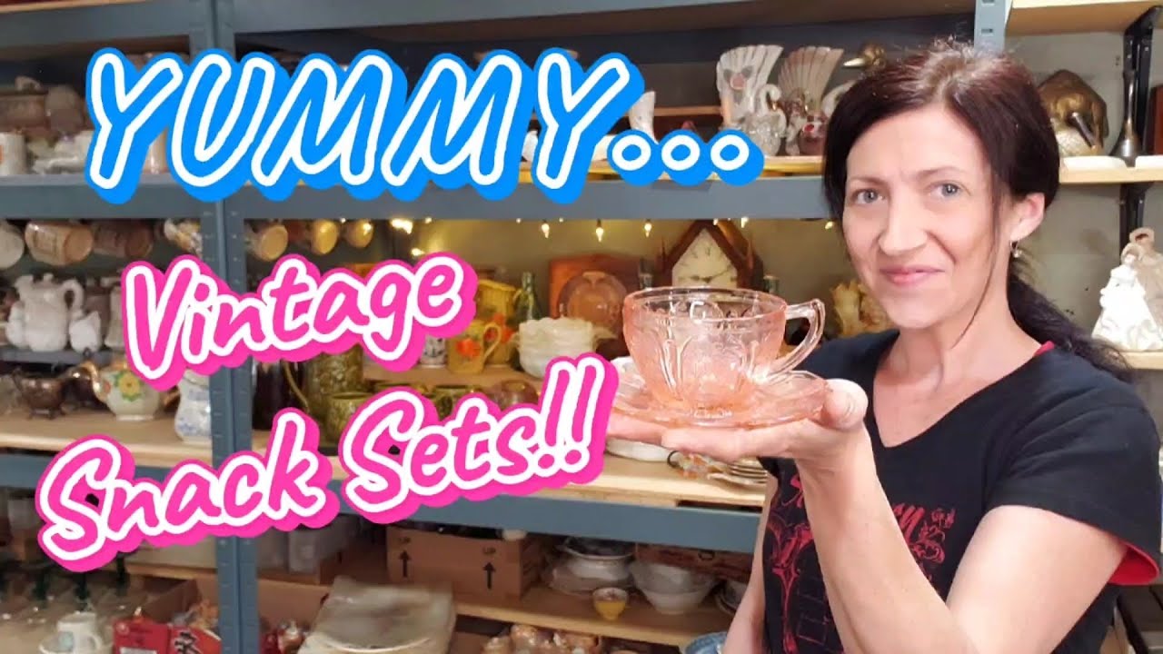 Vintage Snack Sets | Vintage Reseller | eBay, Niknax, Whatnot - YouTube