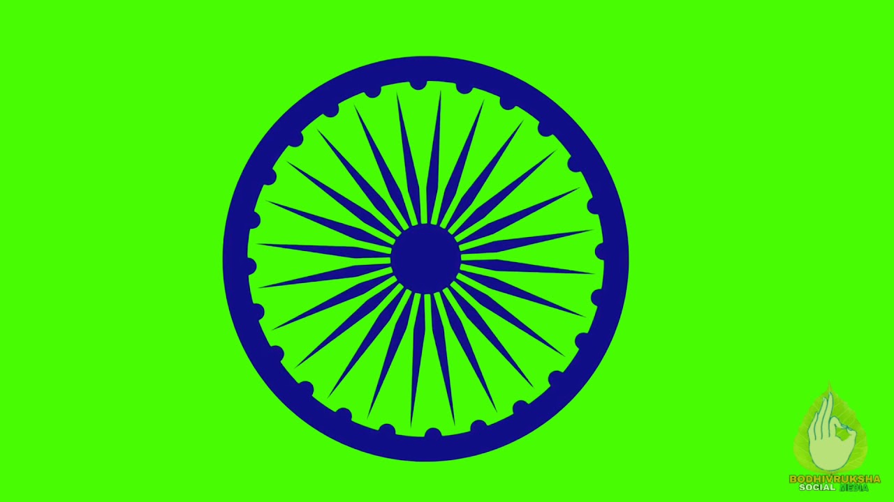 #Ashok chakra green screen video || dhammachakra || kine master - YouTube