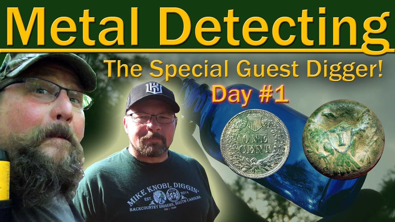#197 Metal Detecting, The Special Guest Digger, Day #1 - YouTube