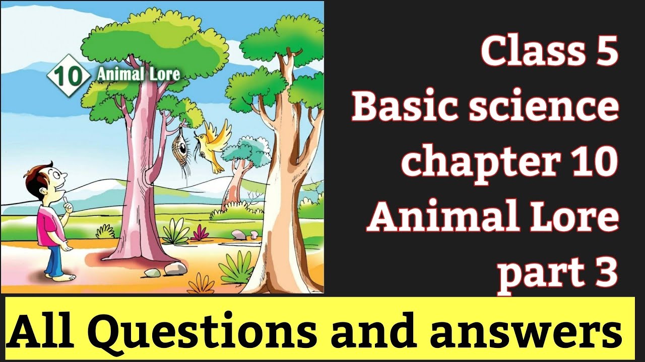 Class 5 Basic Science Chapter 10 Animal Lore Part 3 Questions And class-5-basic-science-chapter-10-animal-lore-part-3-questions-and