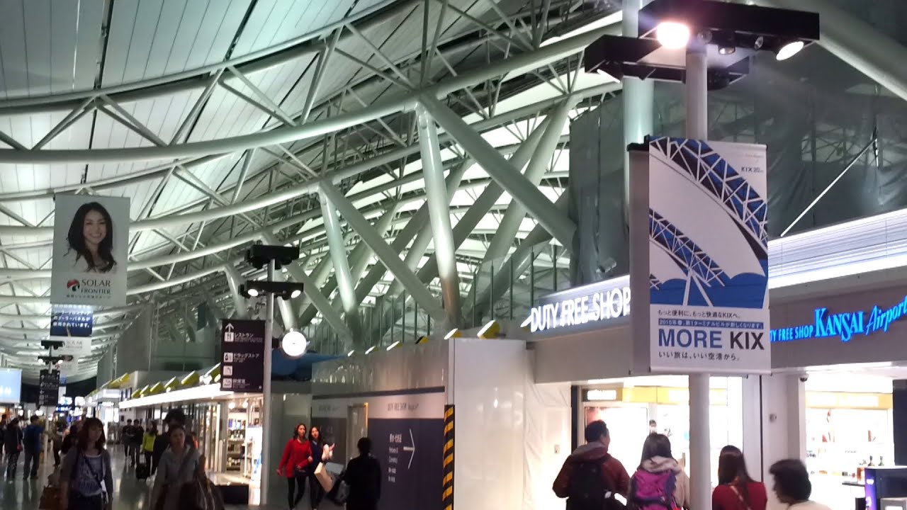 An HD Tour of Osaka's Kansai International Airport (KIX), Terminal 1 ...