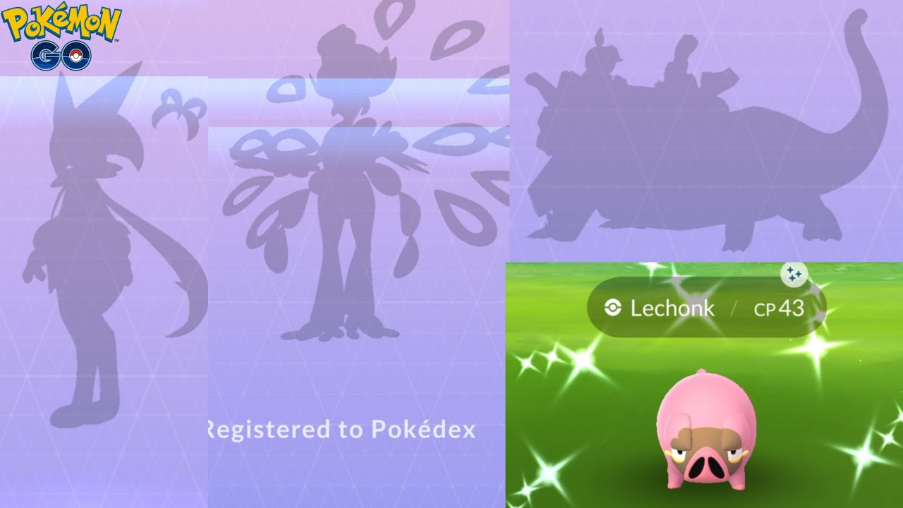 Paldean starters evolution & New Debut Shiny Lechonk in Pokemon Go ...