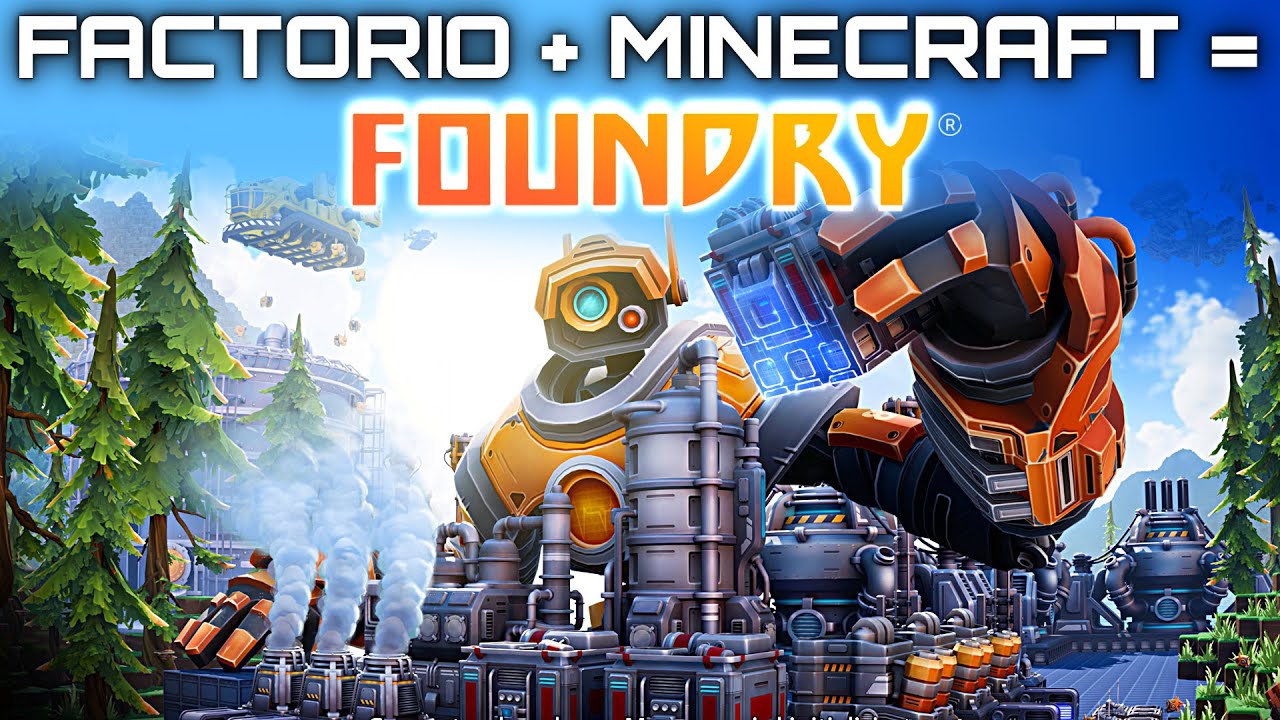 Foundry ist Factorio in Minecraft Foundry Early Access Deutsch German ...