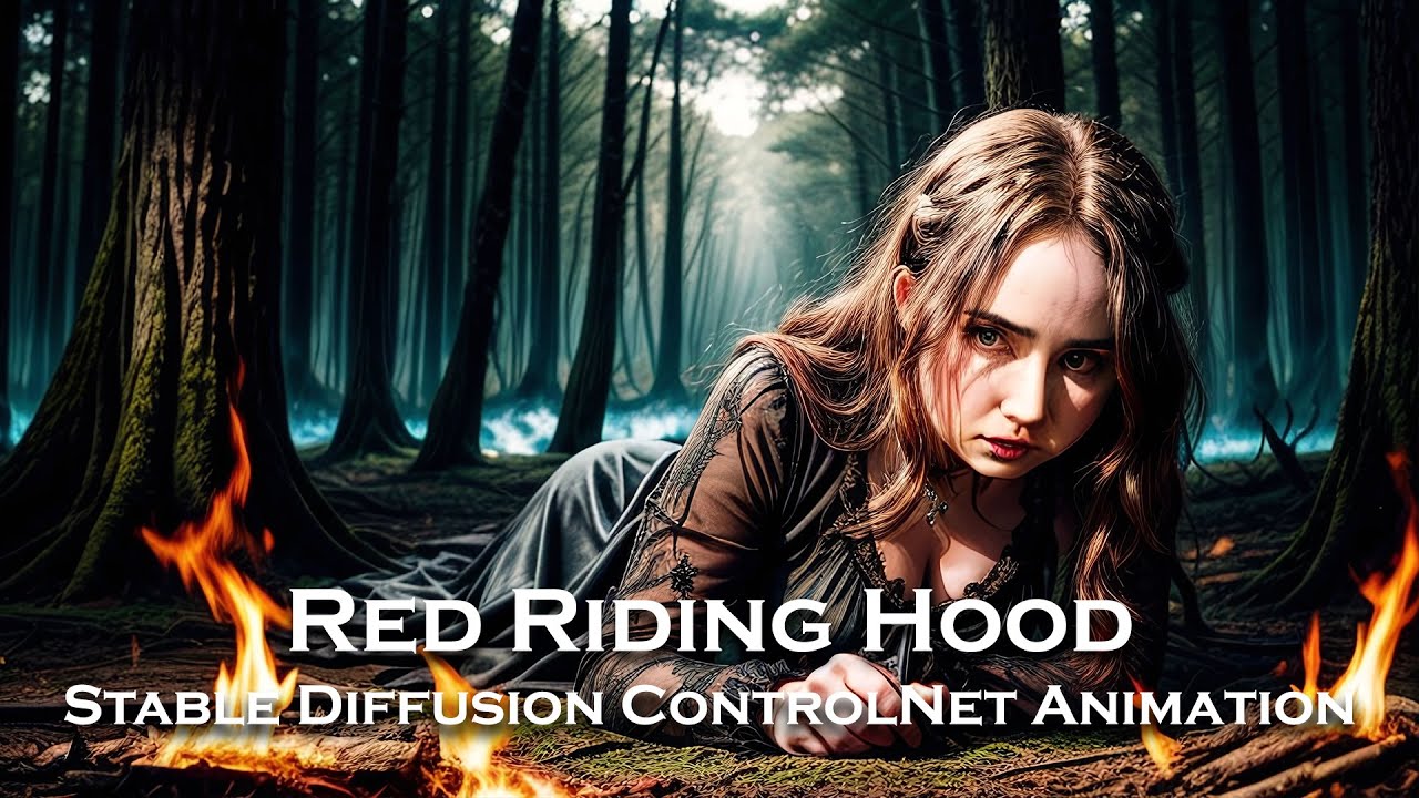 Red Riding Hood 🐺 Stable Diffusion ControlNet Animation - YouTube