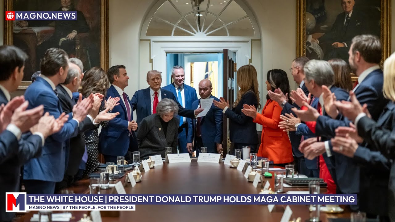 FULL: President Trump and MAGA Cabinet Members Briefing after Meeting ...