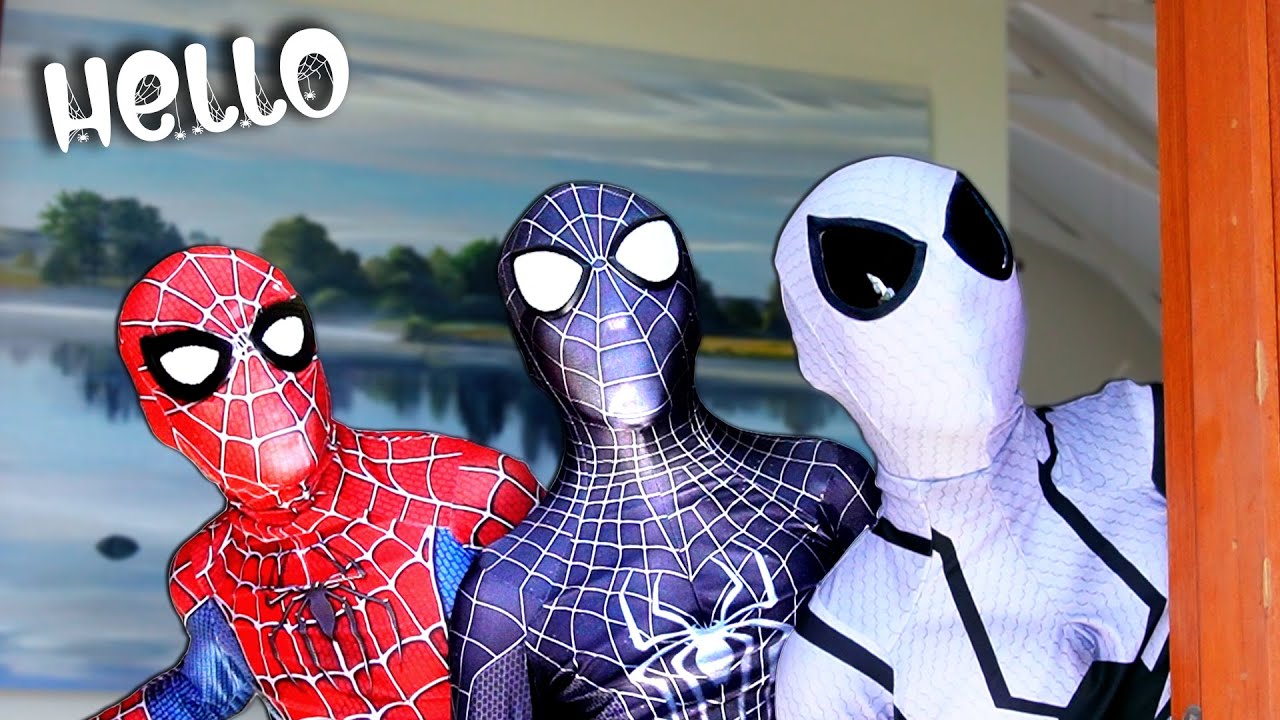TEAM SPIDER-MAN Morning Routine At Mansion In Real Life ( Funny Live ...