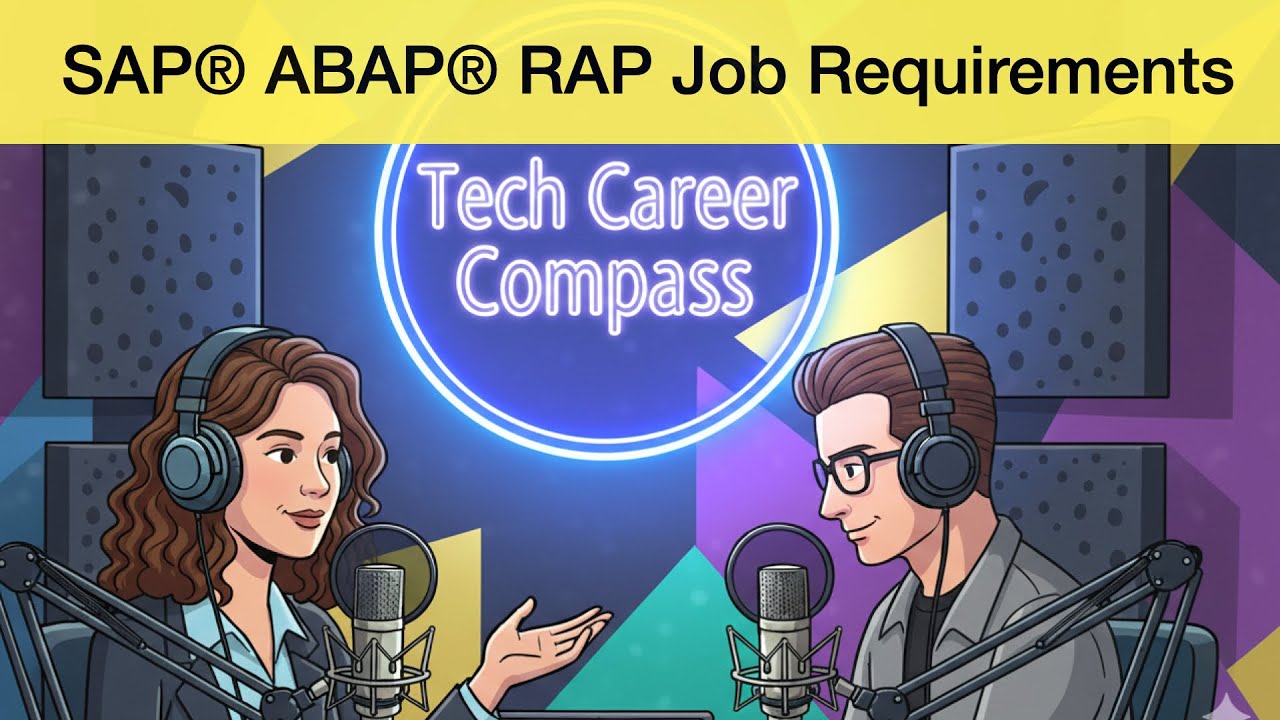TCC Podcast - Episode 02 | SAP® RAP Job Roles | SAP® ABAP® RESTful Job ...