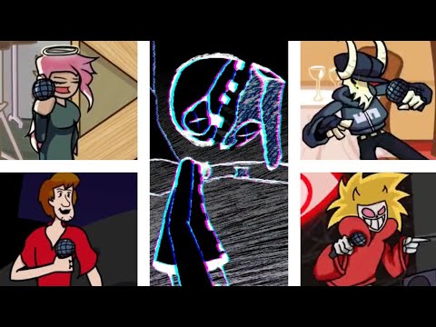 FNF - Thunderclap (Vs Coby) but every turn a different character sings ...