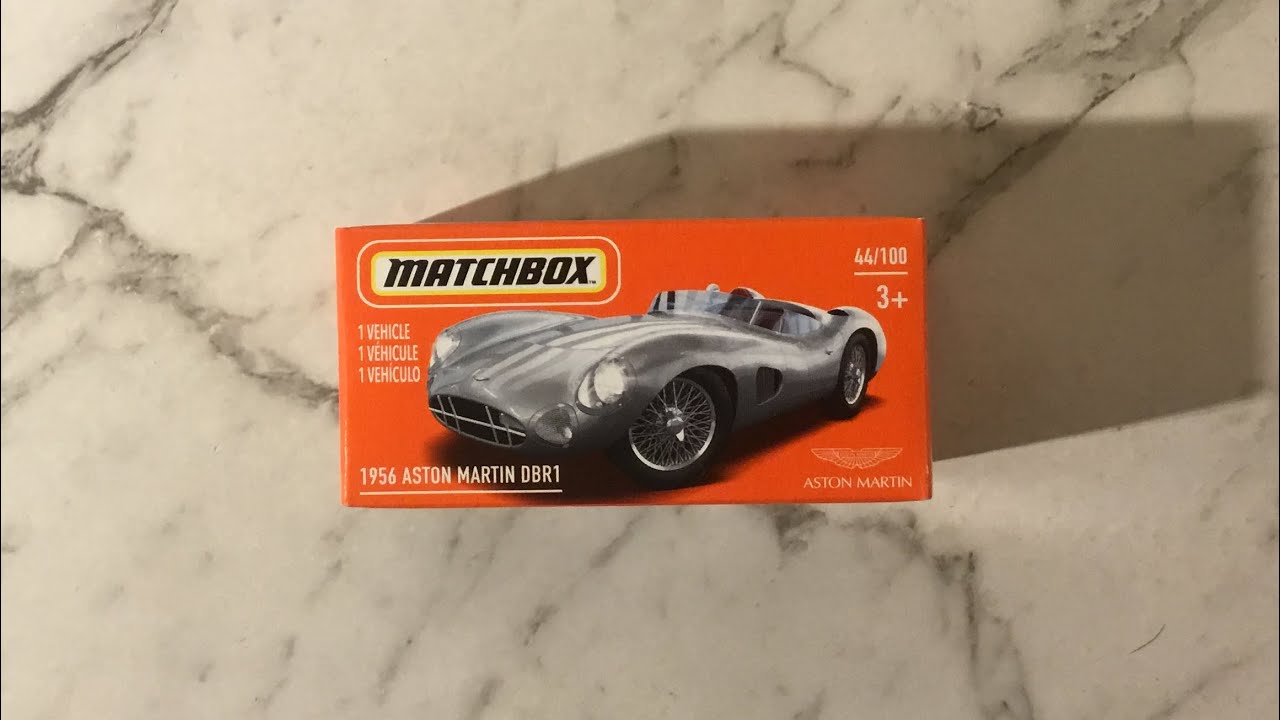Matchbox 1956 Aston Martin DBR1 Unboxing - YouTube