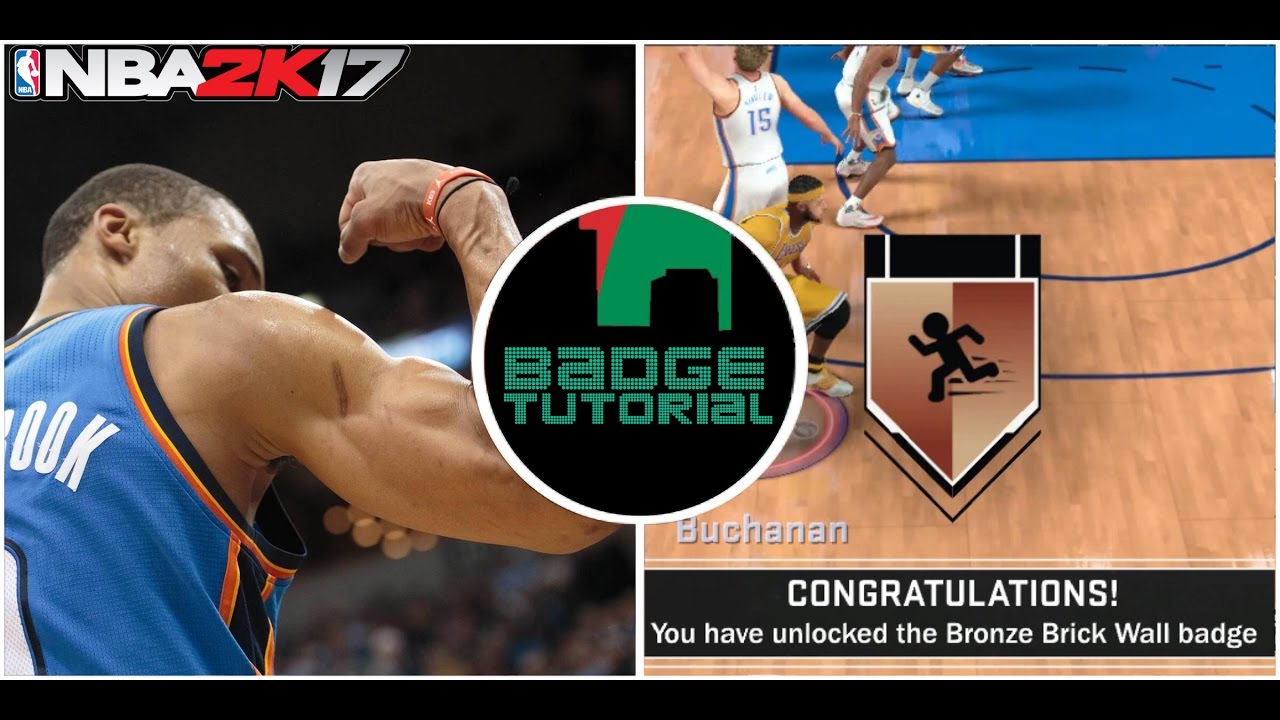 (NBA 2K17) Brick Wall Badge Tutorial For Guards & Small Forwards - YouTube
