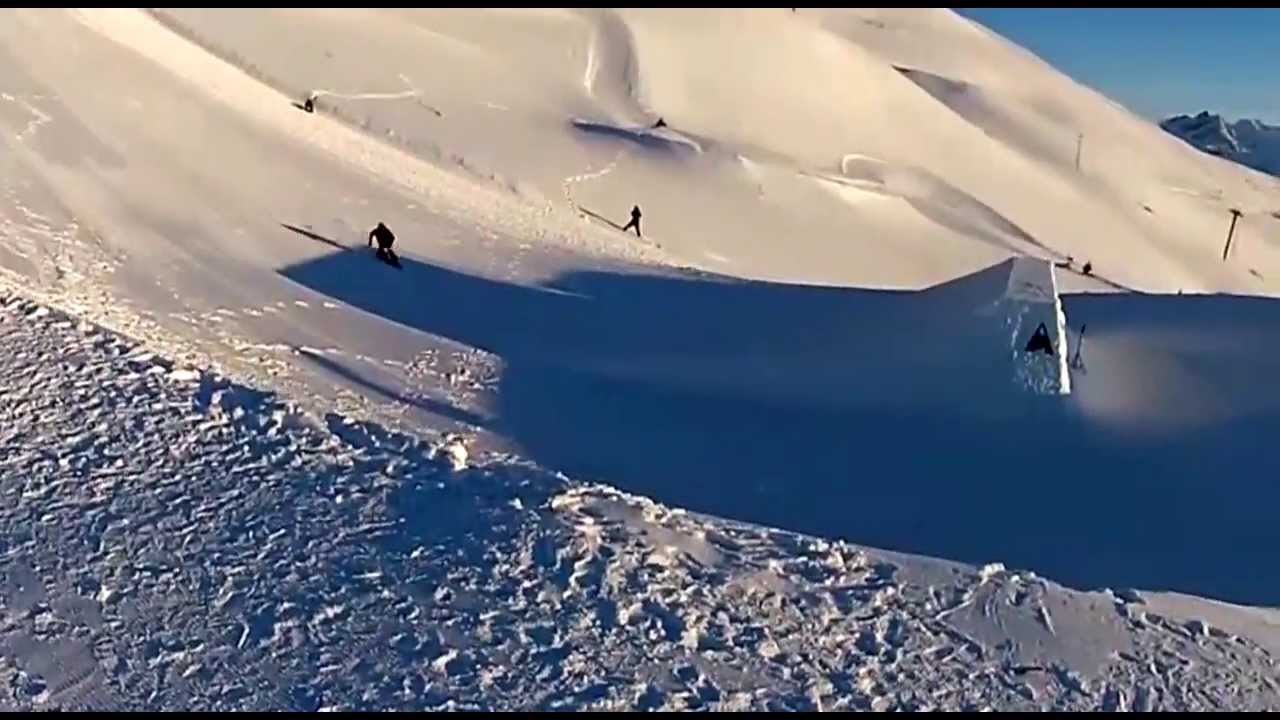 SUNRISE IN A SNOWBOARD PARADISE - YouTube