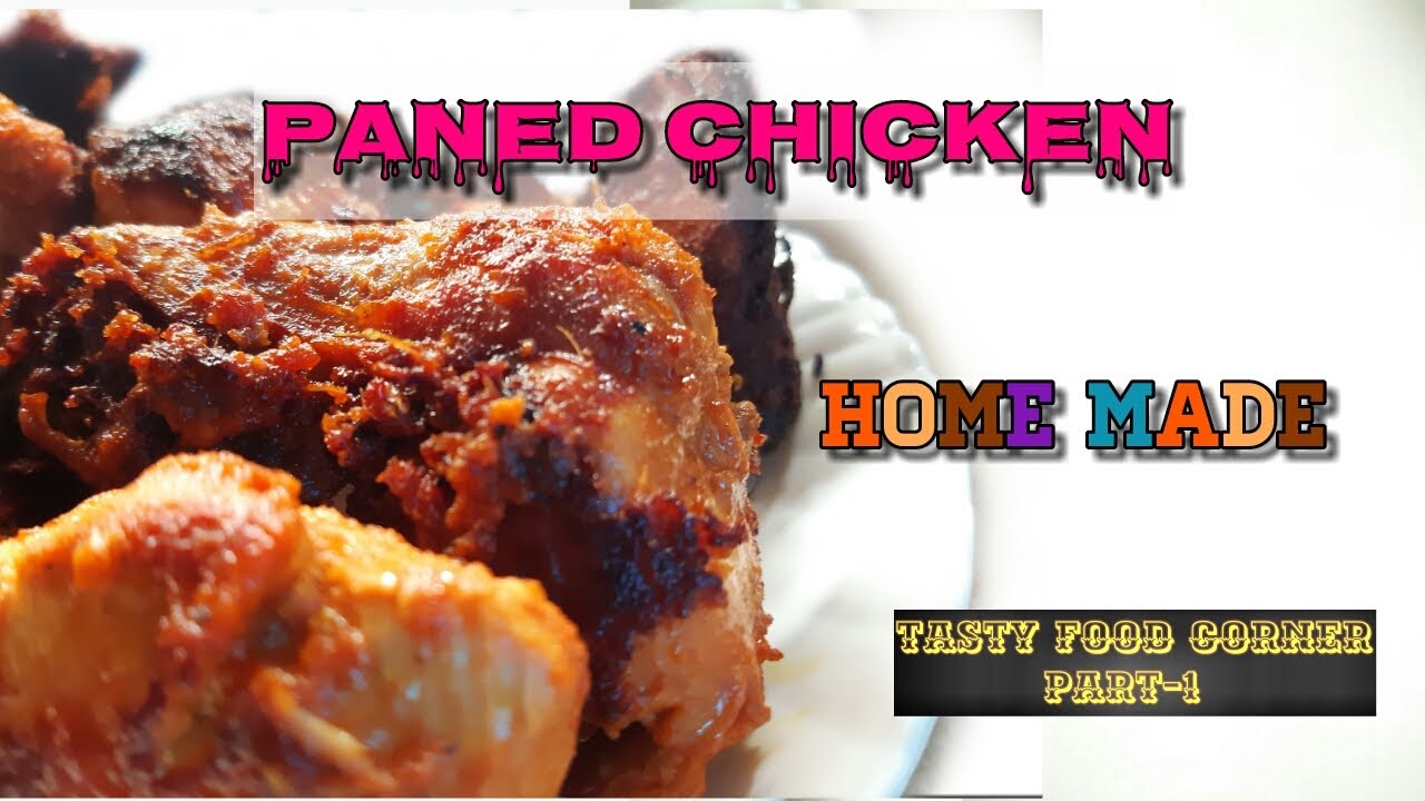 Paned chicken .home made tasty food. #foodcorner #panedchikken .tasty ...
