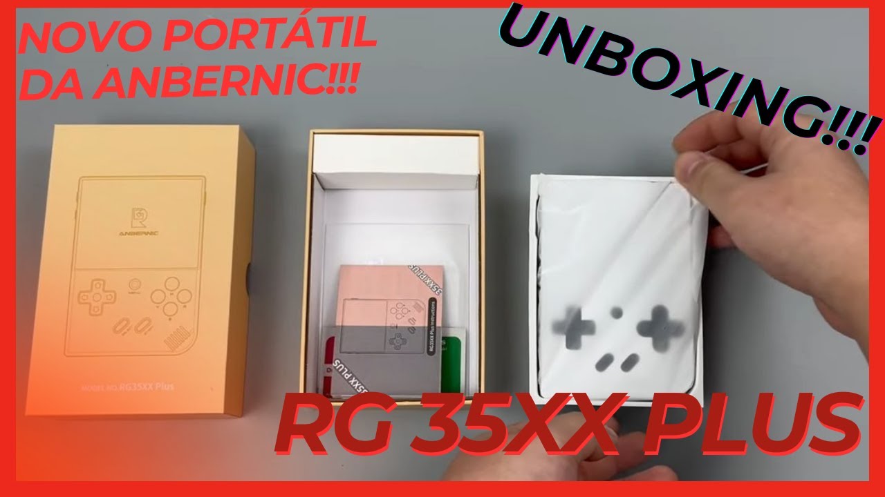 Unboxing do RG35XX PLUS - YouTube