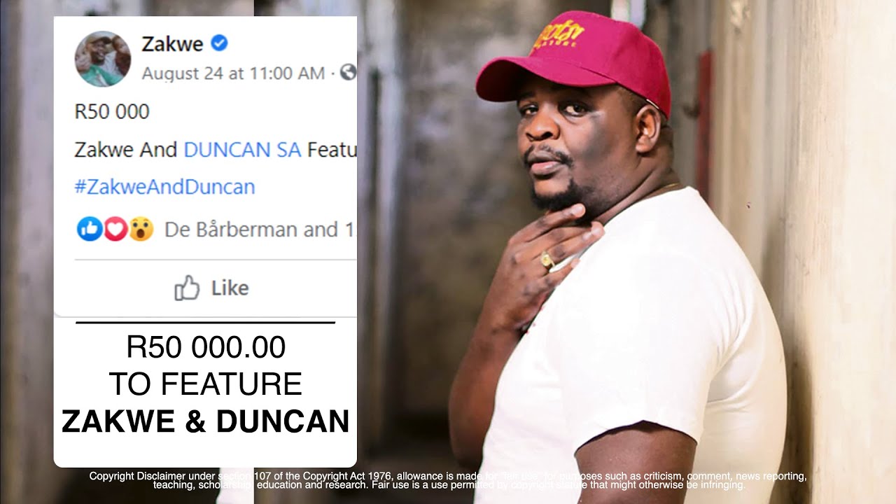 Zakwe Reveals How Much He Charges For a feature - YouTube