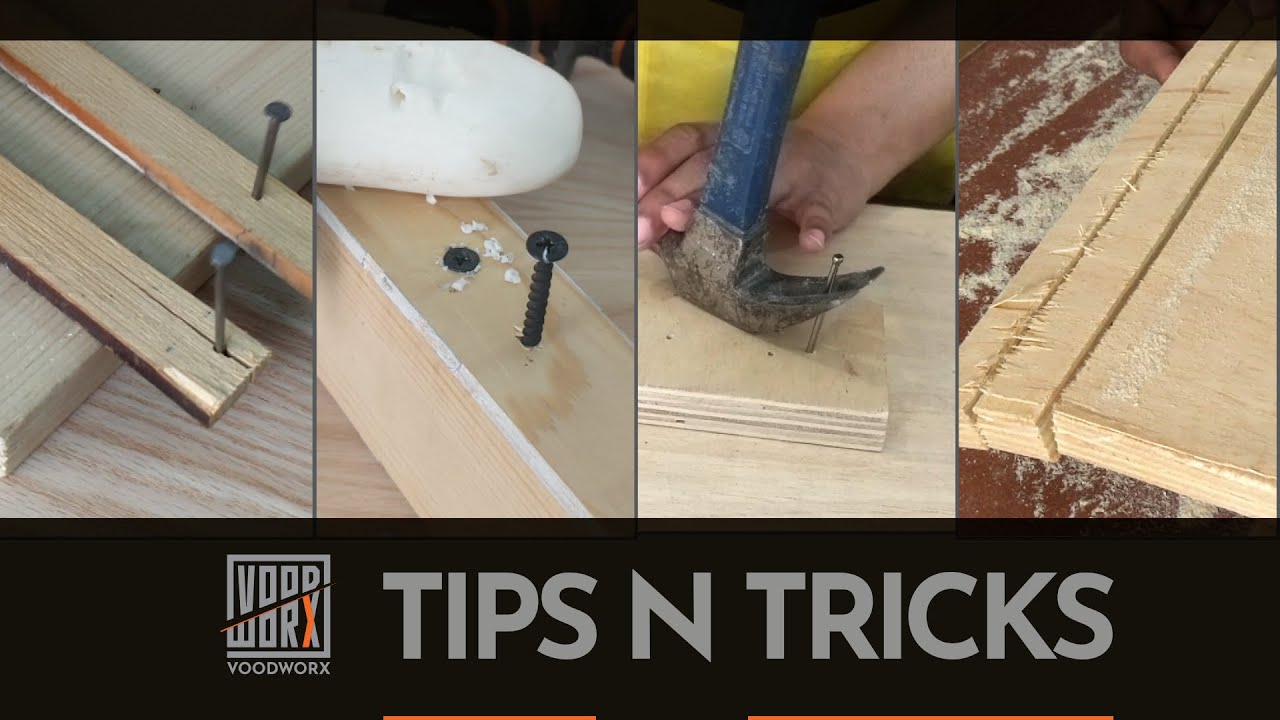 4 Secrets woodworking hacks you didn't know // Wood DIY - YouTube