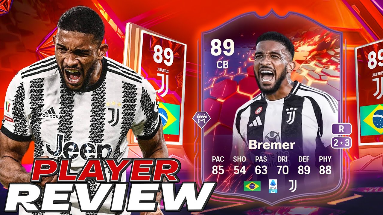 👀89 TRAILBLAZERS BREMER PLAYER REVIEW - EA FC 25 ULTIMATE TEAM - YouTube