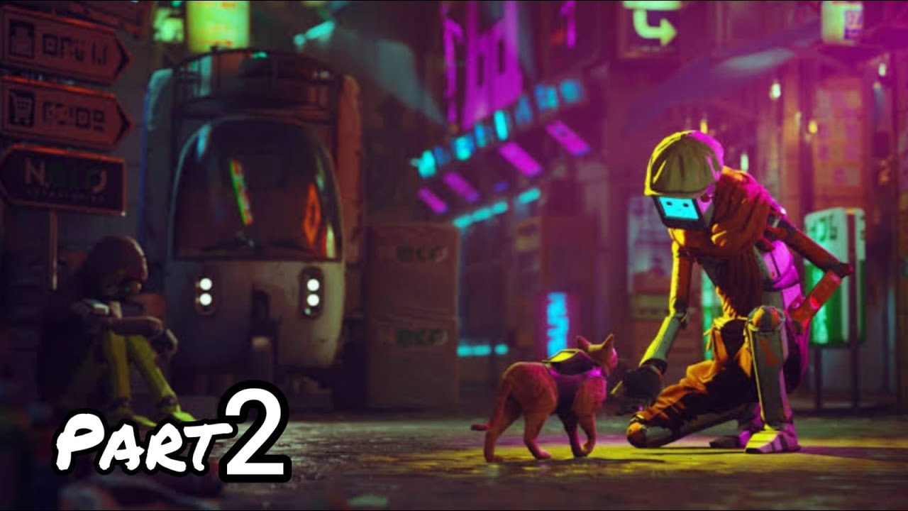 STRAY PS5 4K ULTRA HD Gameplay Walkthrough Part 2 - YouTube